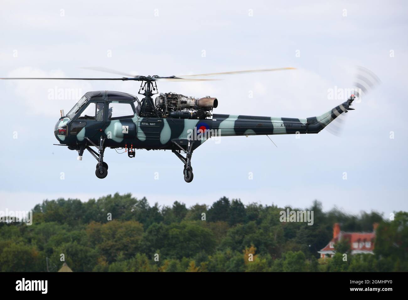 Westland wasp royal navy helicopter hi-res stock photography and images ...