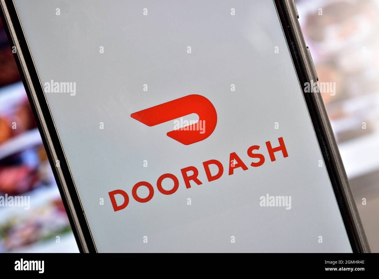 New Delhi, India, 16 January 2020:- Doordash App for ordering food ...
