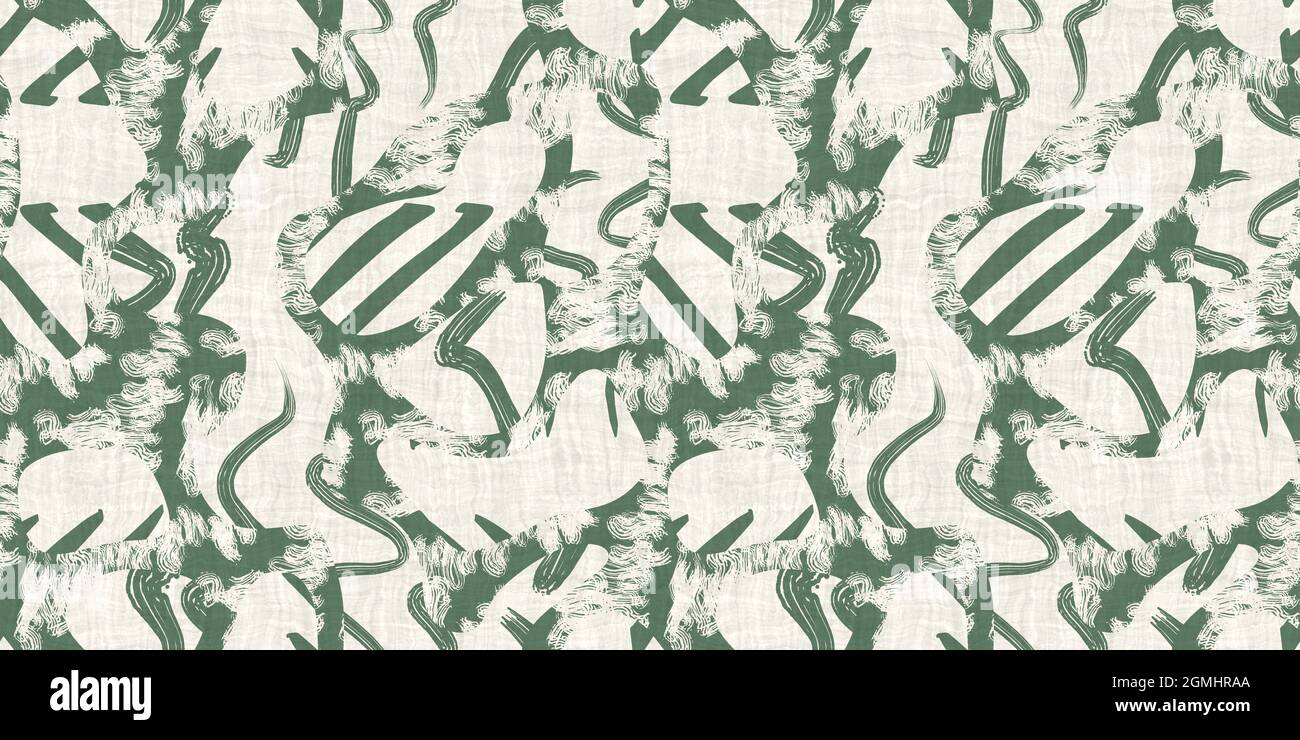 Seamless two tone hand drawn brushed effect pattern border swatch Stock ...