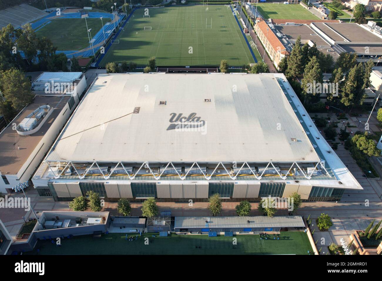 An aerial view of Pauley Pavilion on the campus of UCLA, Thursday, Sept ...