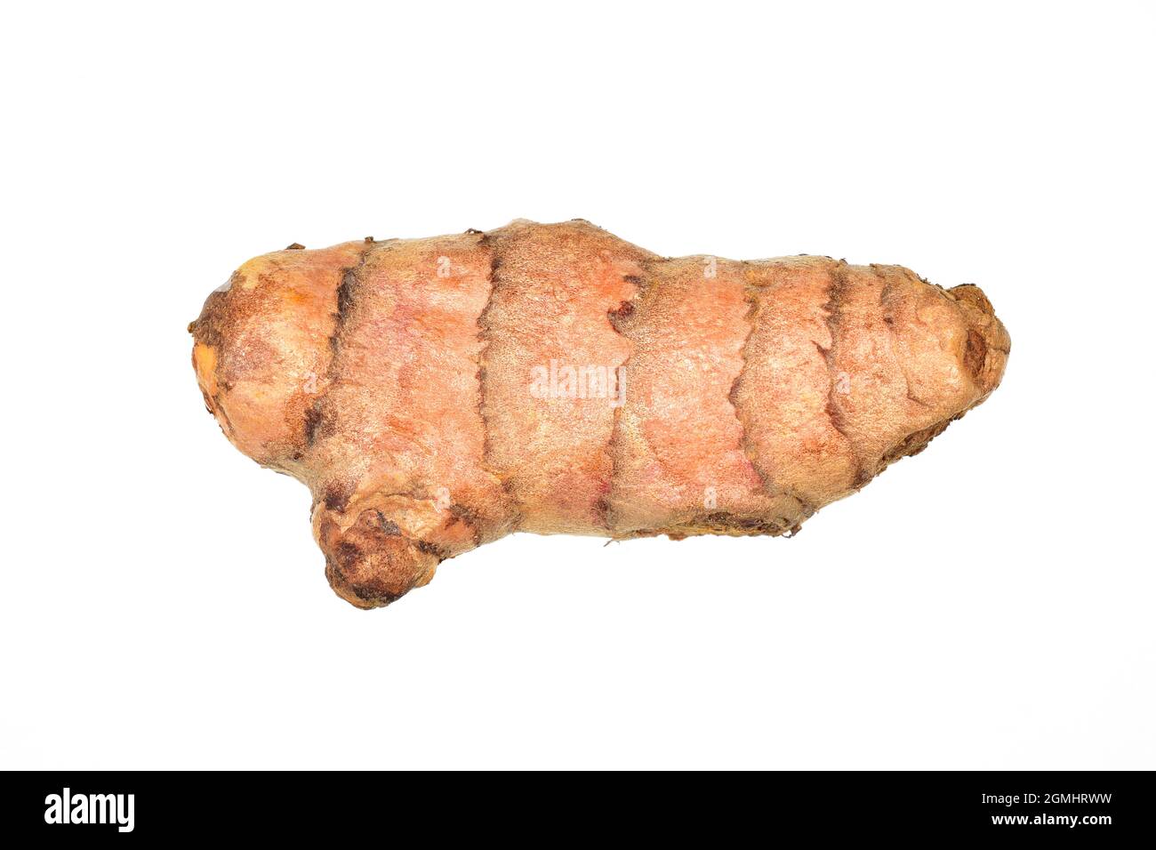 Raw Turmeric Isolated on White Background with Clipping Path Stock ...