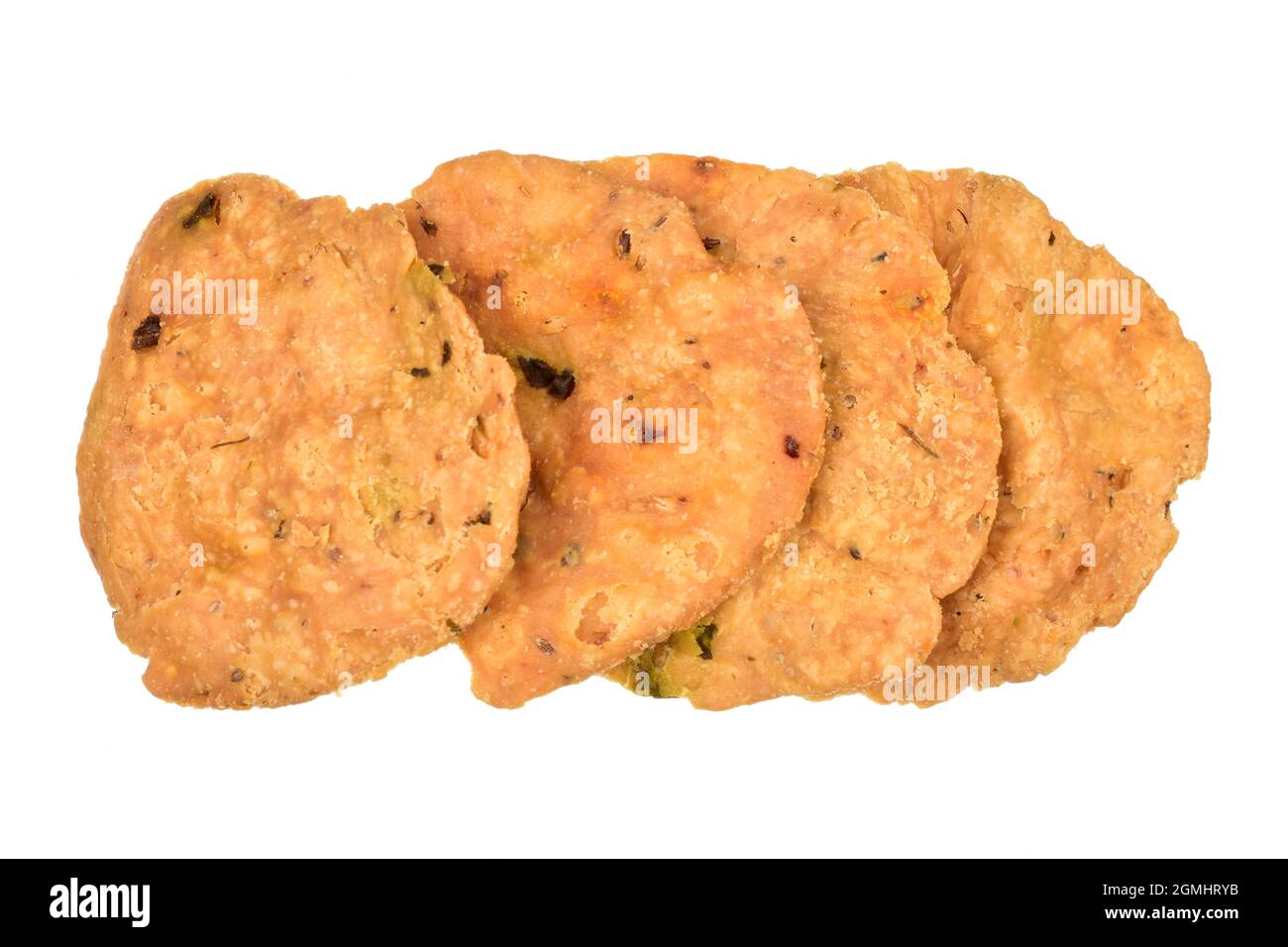 Mathari Isolated on White Background with Clipping Path, Salty Indian ...
