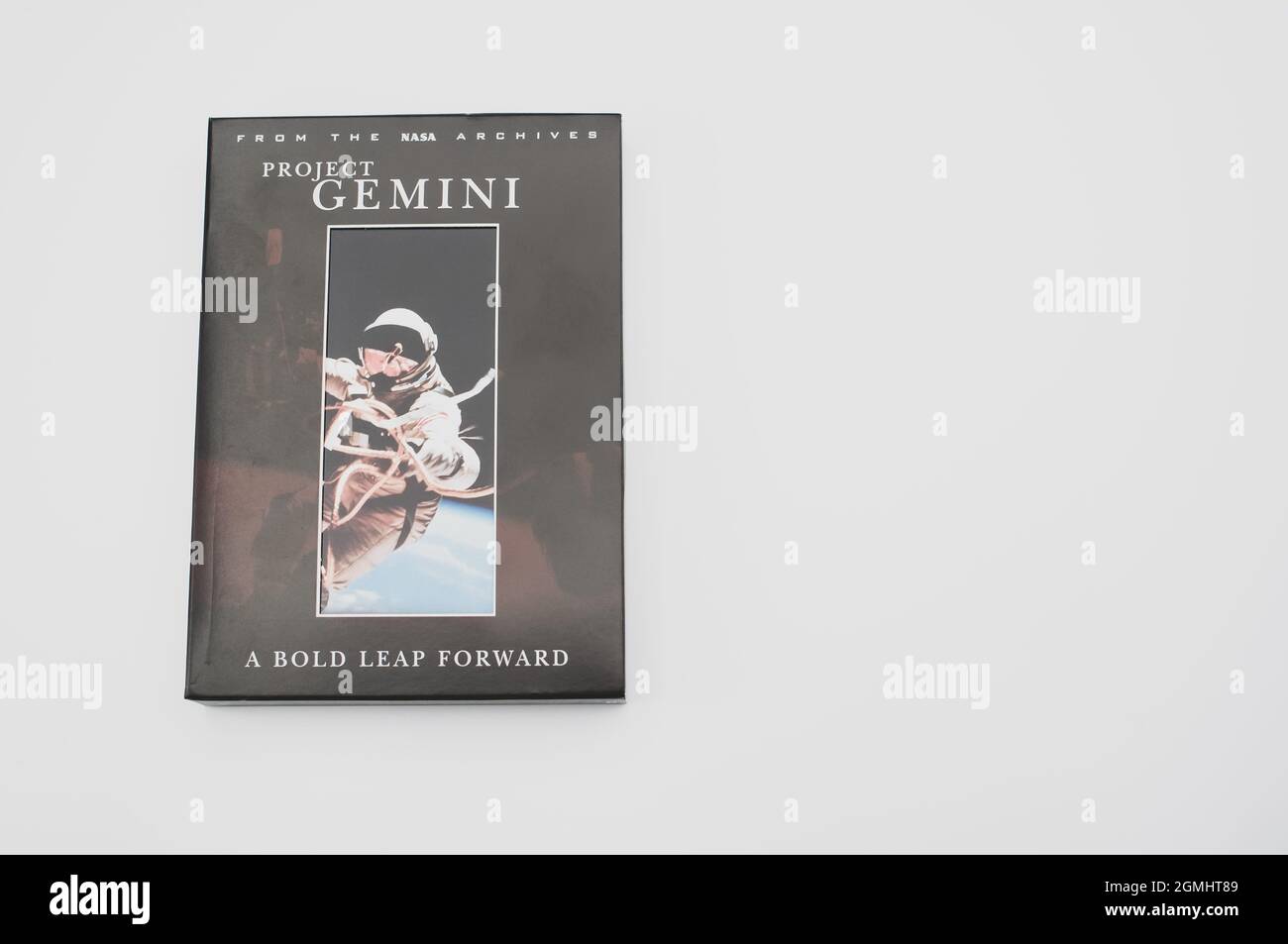 NASA Gemini program documentary on DVD media Stock Photo - Alamy