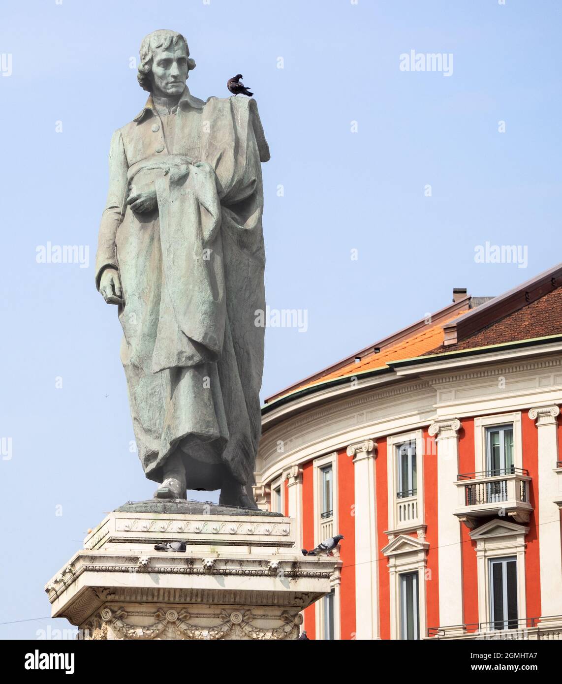 monument to the neoclassical poet Giuseppe Parini, 1899. Milan, Italy ...