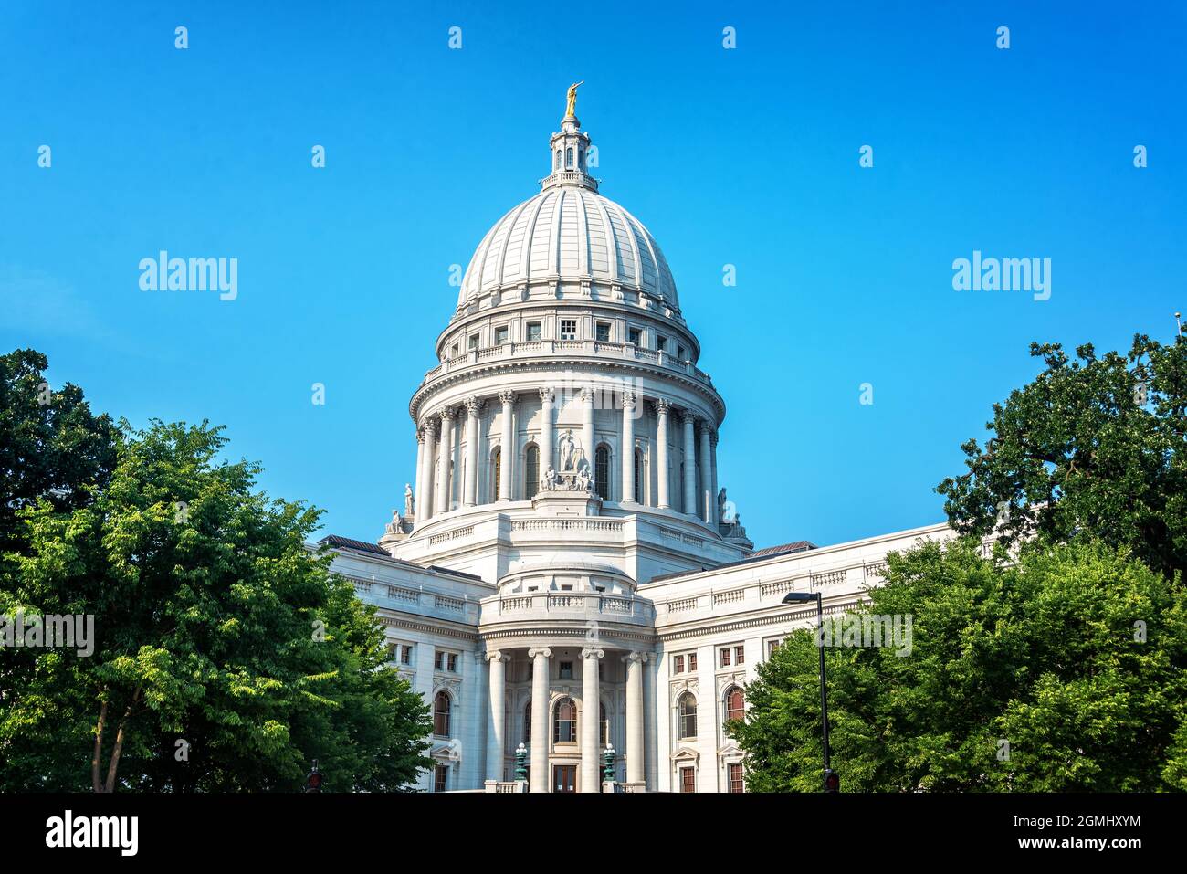 Beautiful capitol in downtown Madison, Wisconsin Stock Photo - Alamy