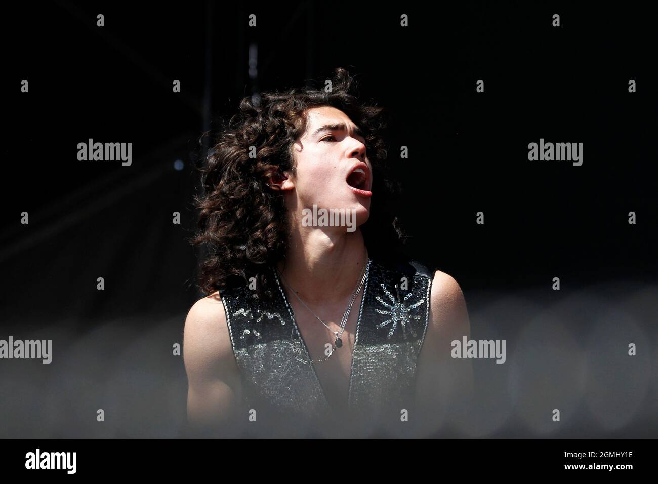 Las Vegas, United States. 19th Sep, 2021. Singer Conan Gray performs on ...