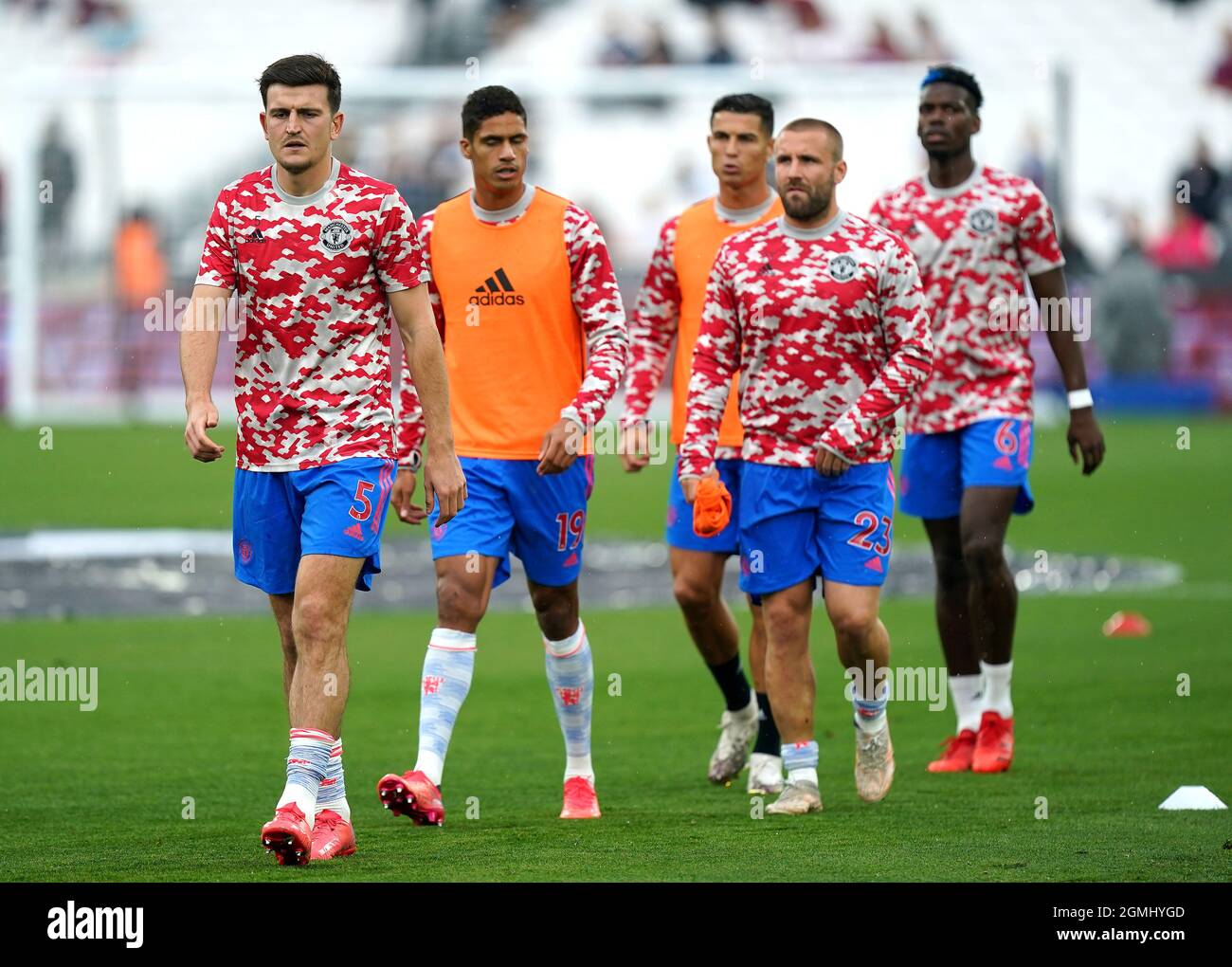 Harry maguire varane luke shaw hi-res stock photography and images - Alamy