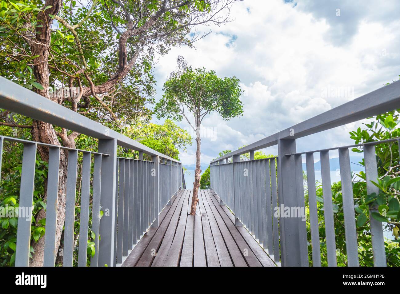 Walkway to the top viewpoint of Koh Hong island new landmark to see ...