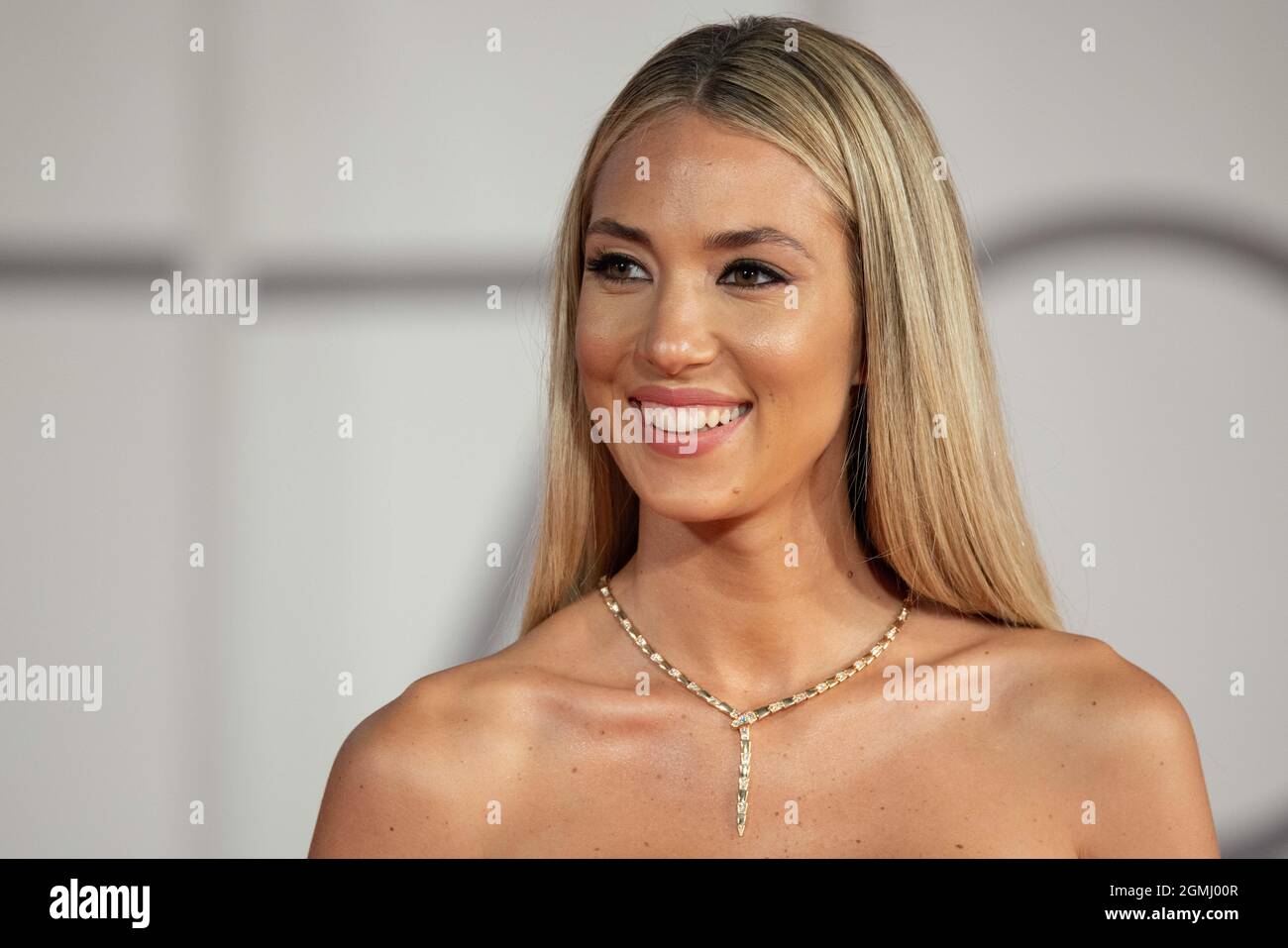 Alice Campello attends the red carpet of the movie "The Last Duel ...