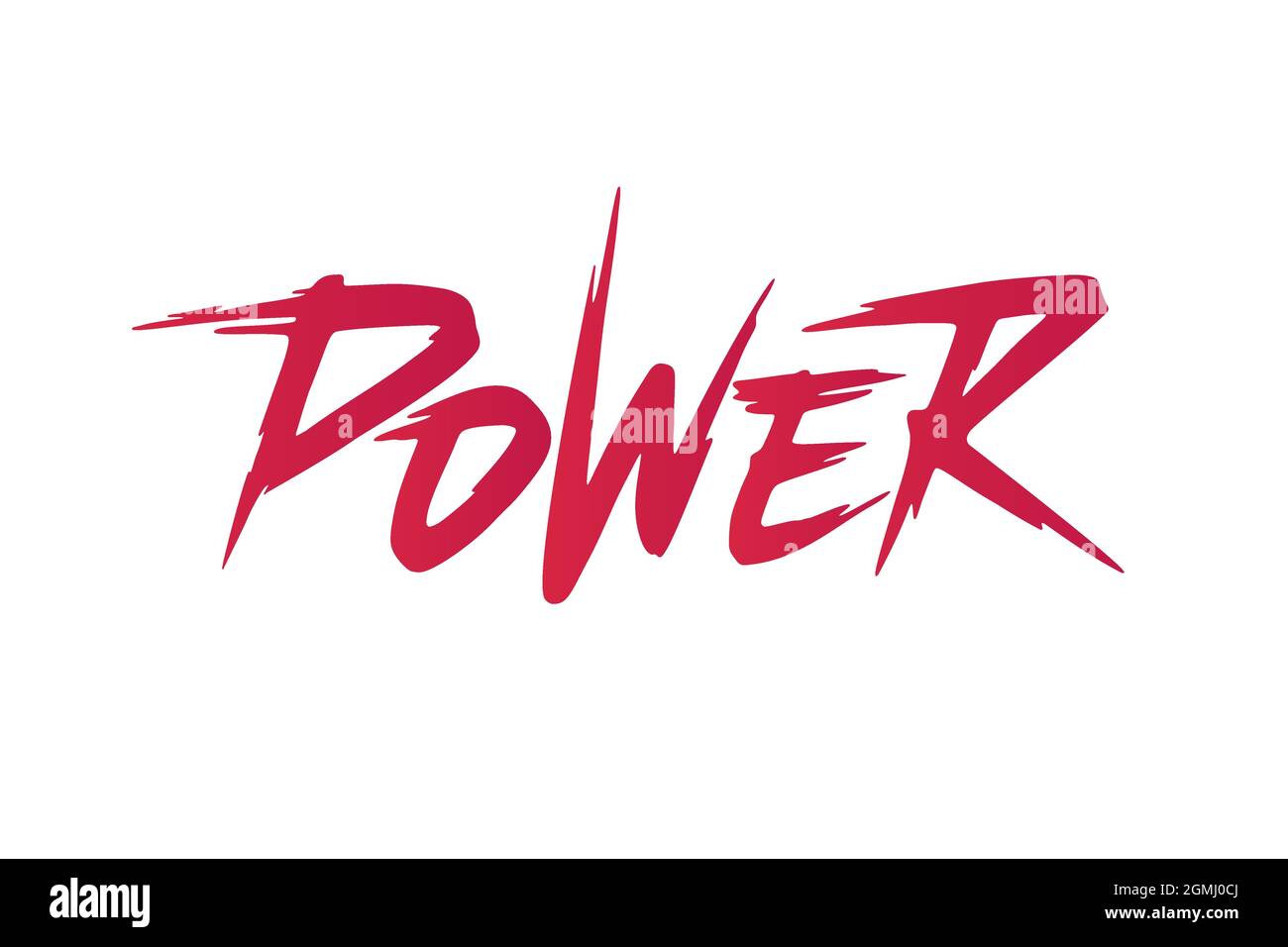 Power vector lettering Stock Vector Image & Art - Alamy
