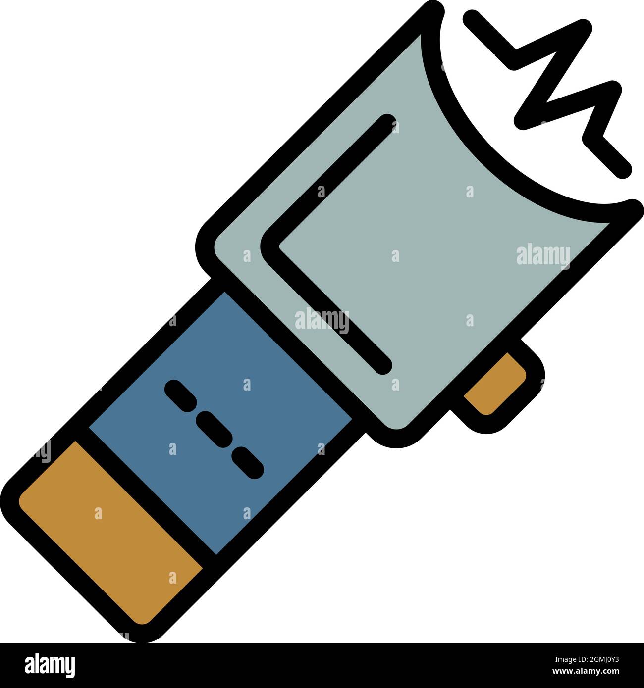 Electro shocker icon outline hi-res stock photography and images - Alamy