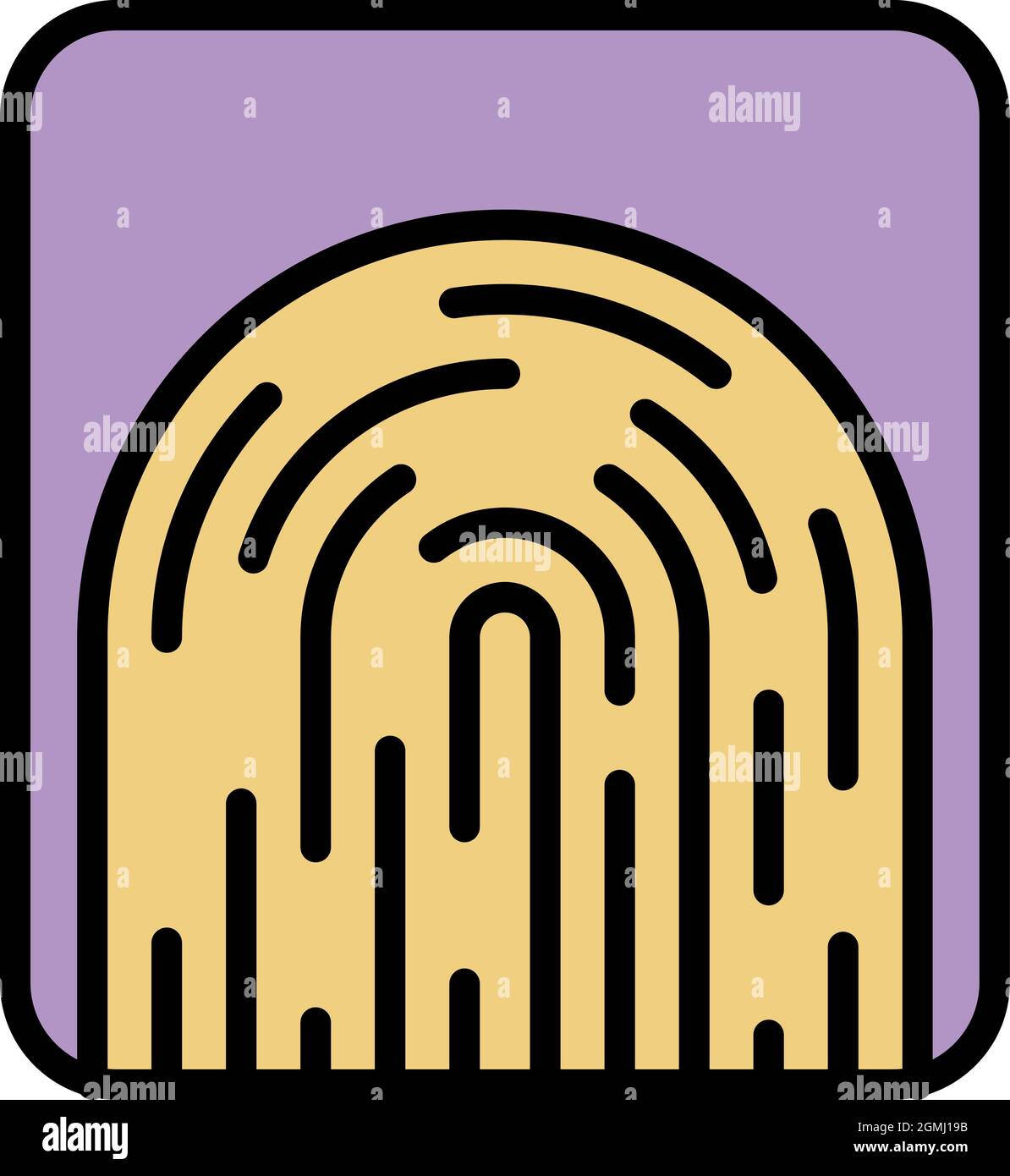 Forensic fingerprint icon. Outline forensic fingerprint vector icon ... Forensic fingerprint icon. Outline forensic fingerprint vector icon ...