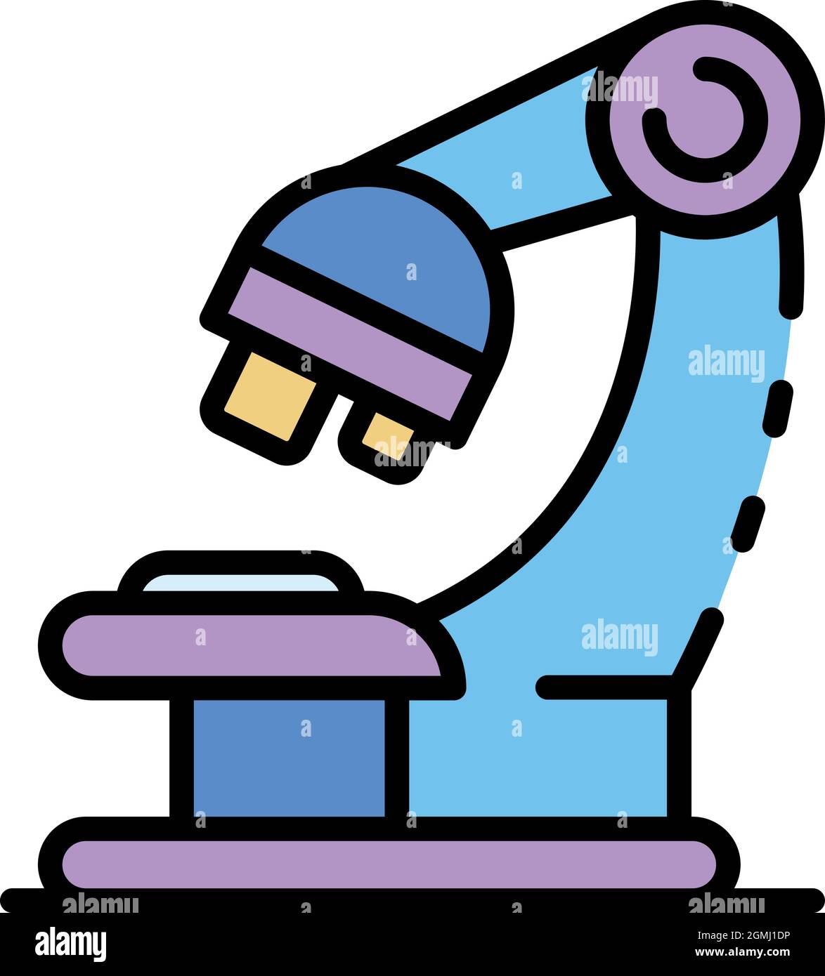 Forensic microscope icon. Outline forensic microscope vector icon color ... Forensic microscope icon. Outline forensic microscope vector icon color ...