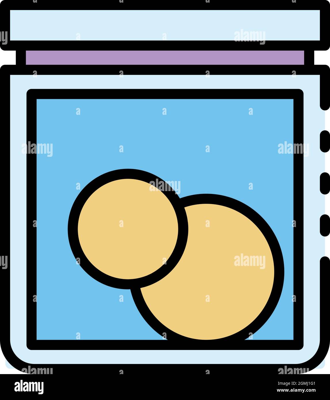 Forensic jar icon. Outline forensic jar vector icon color flat isolated ... Forensic jar icon. Outline forensic jar vector icon color flat isolated ...
