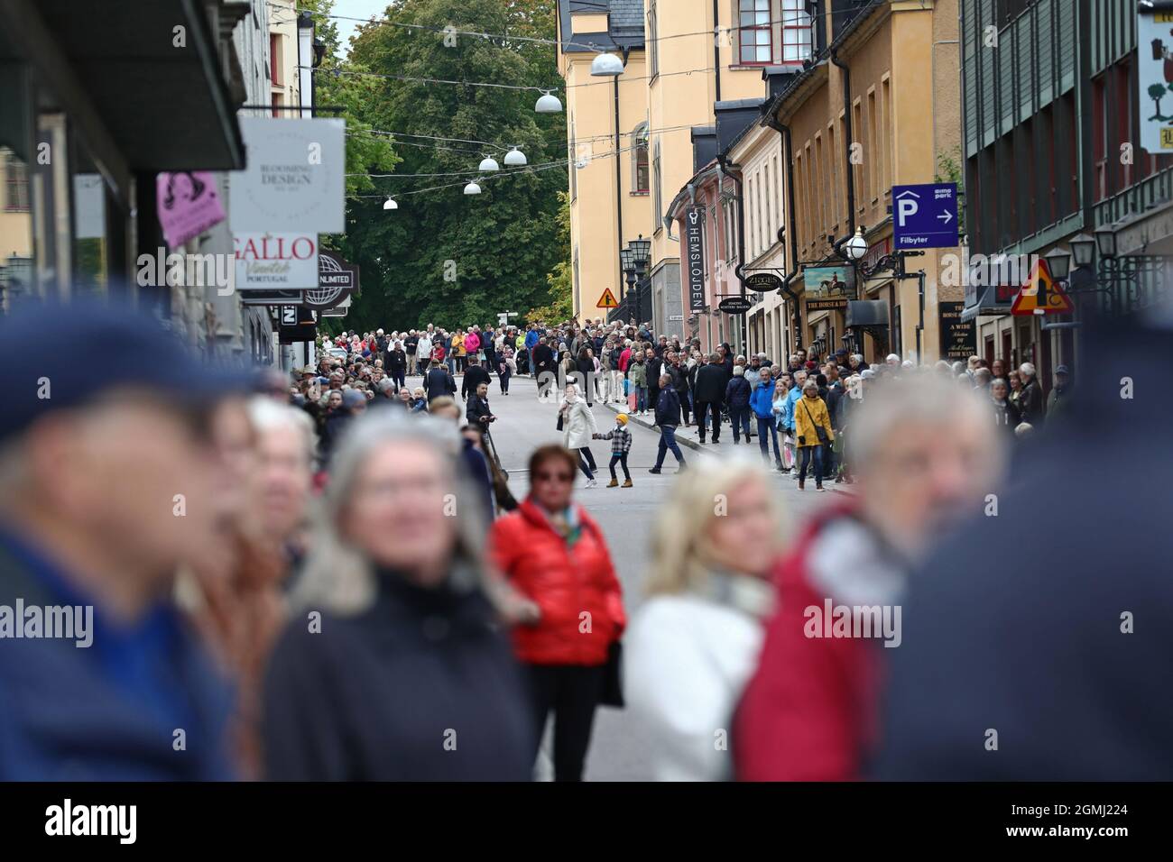 Linköping, Sweden. 19th, September, 2021. The Royal Swedish Cavalry ...