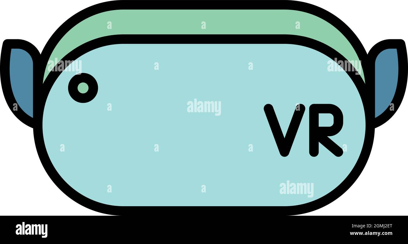 Vr goggles equipment icon. Outline vr goggles equipment vector icon ...
