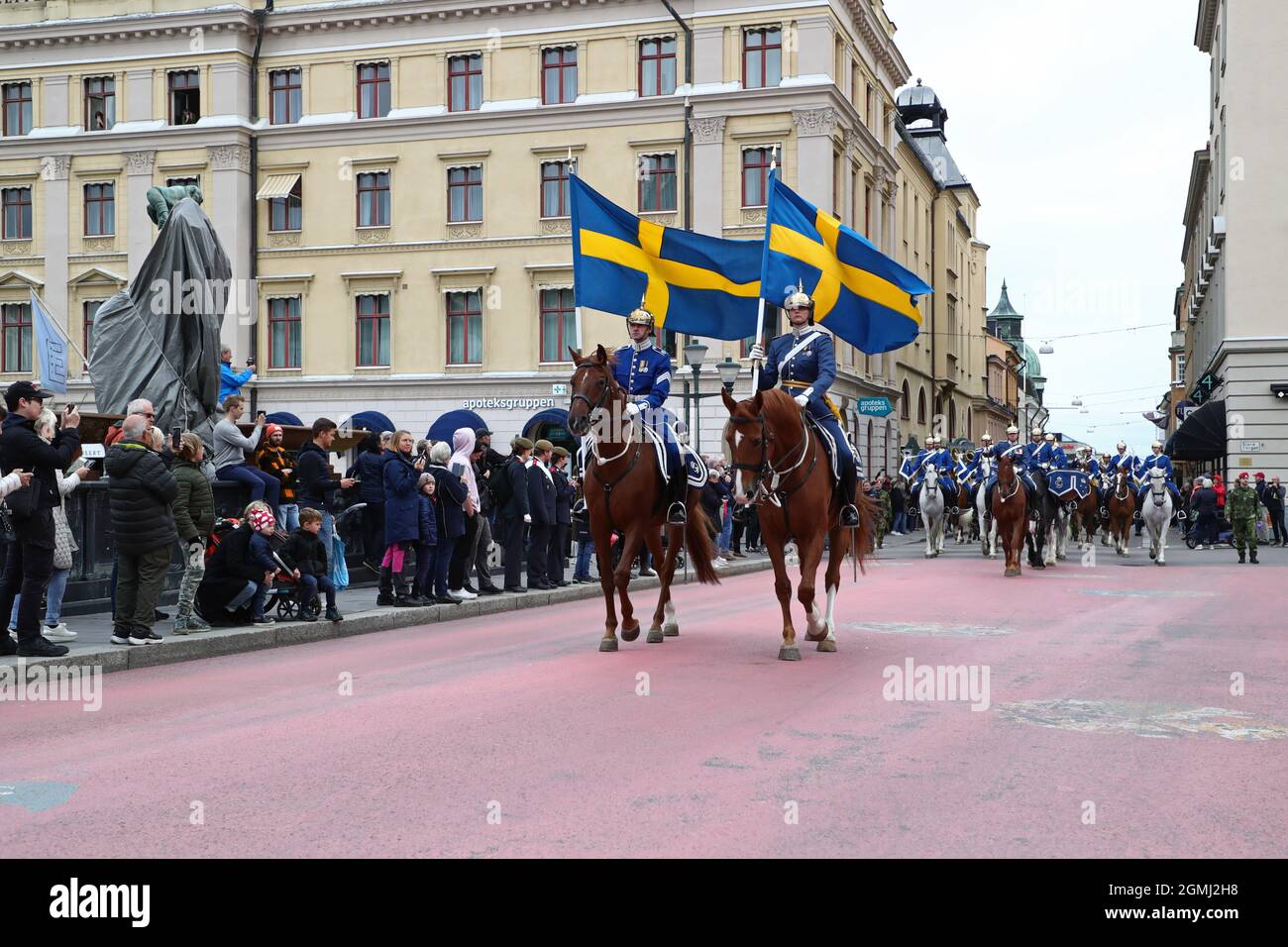 Linköping, Sweden. 19th, September, 2021. The Royal Swedish Cavalry ...