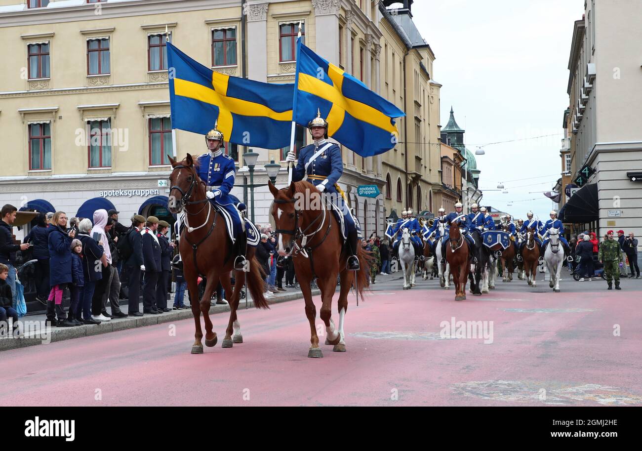 Swedish people flag royal hi-res stock photography and images - Alamy