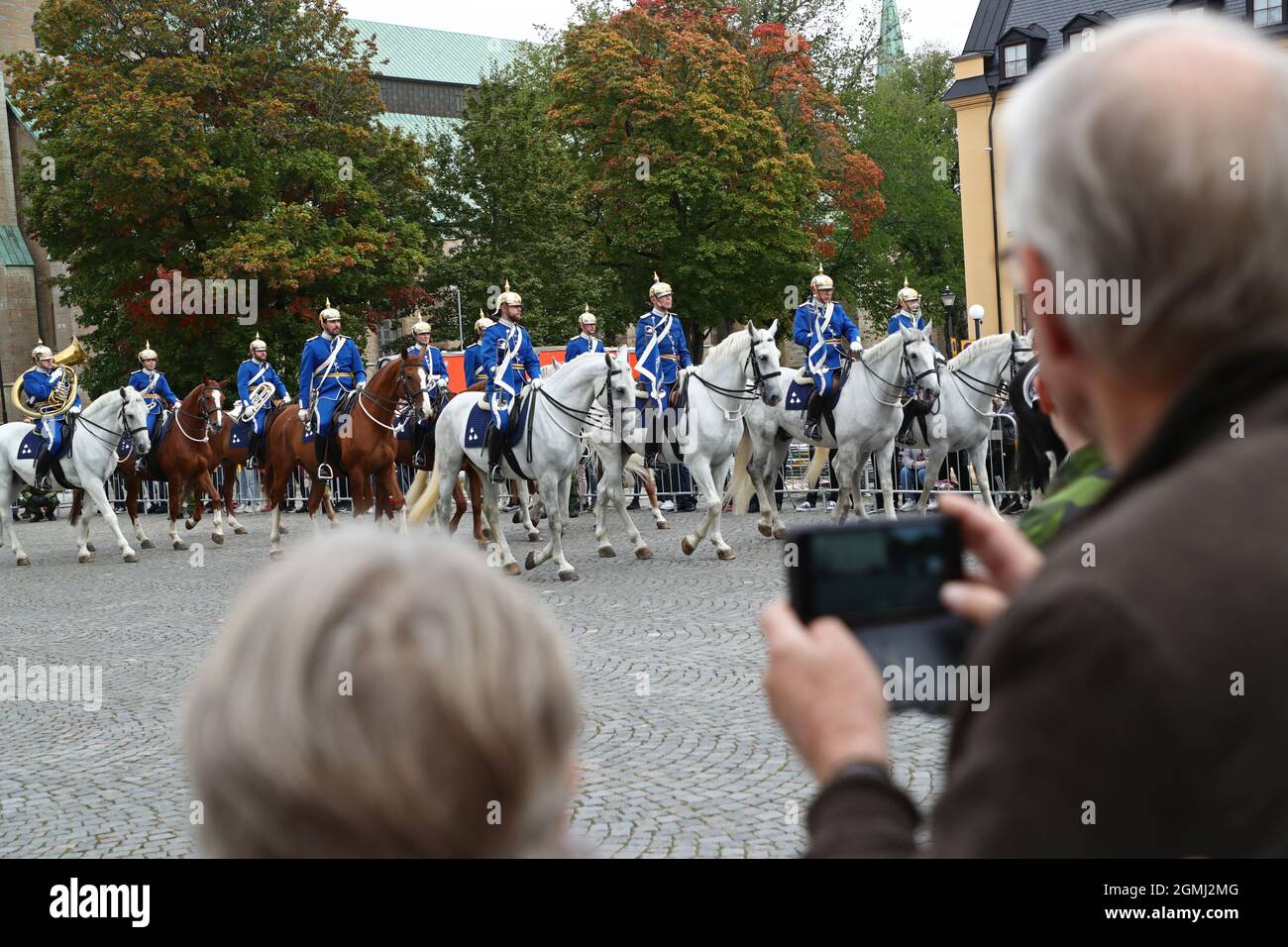 Linköping, Sweden. 19th, September, 2021. The Royal Swedish Cavalry ...