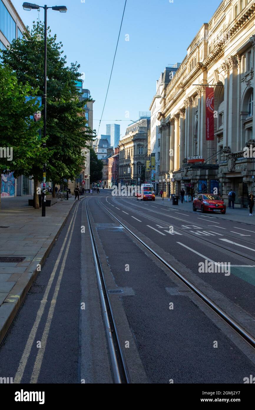 Greater manchester tramlines hi-res stock photography and images - Alamy