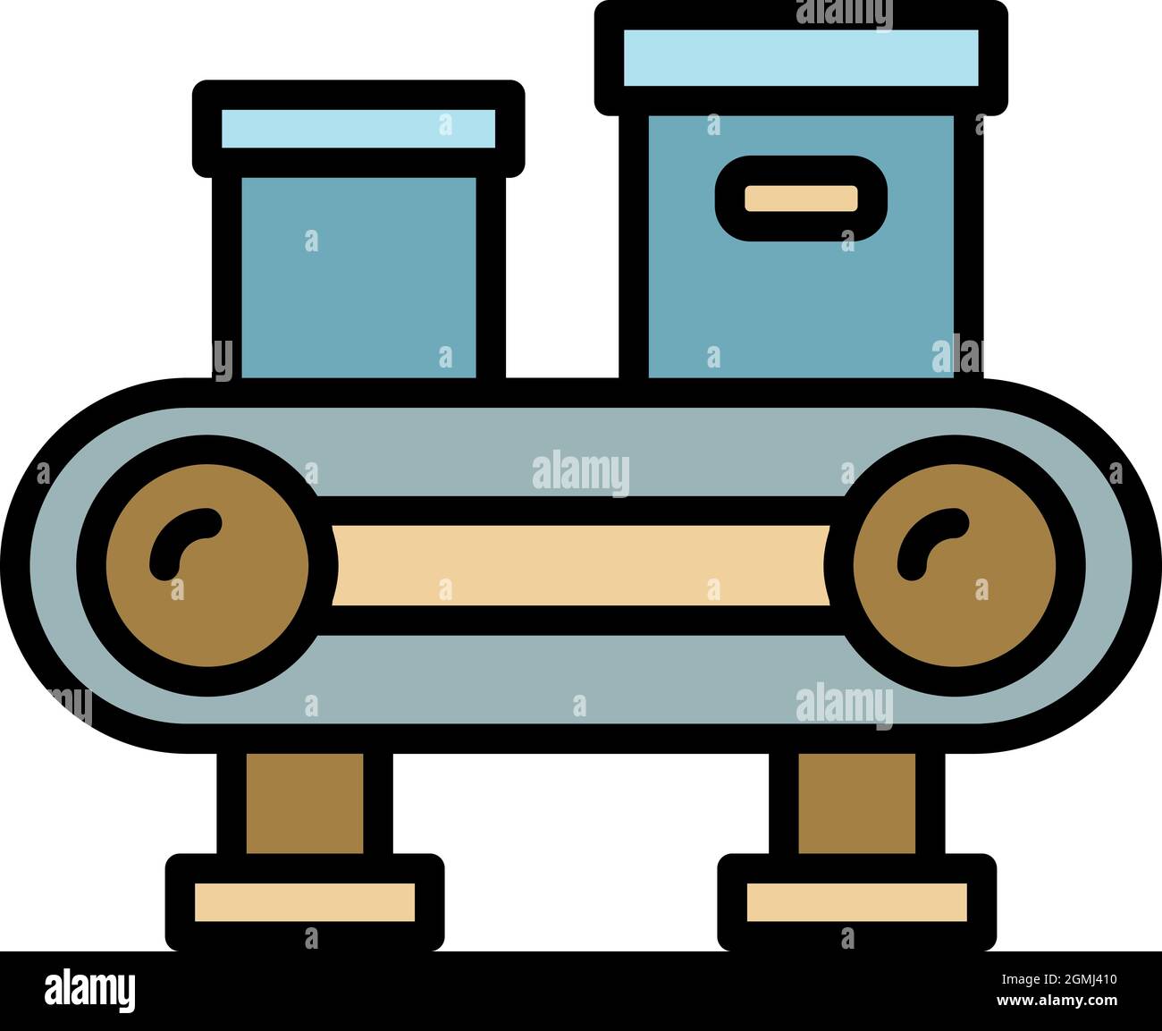 Delivery box sorting icon. Outline delivery box sorting vector icon ...