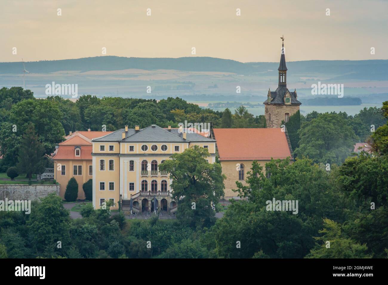 Thuringia Germany- Aug 2021: Ettersburg Castle and park near Weimar ...