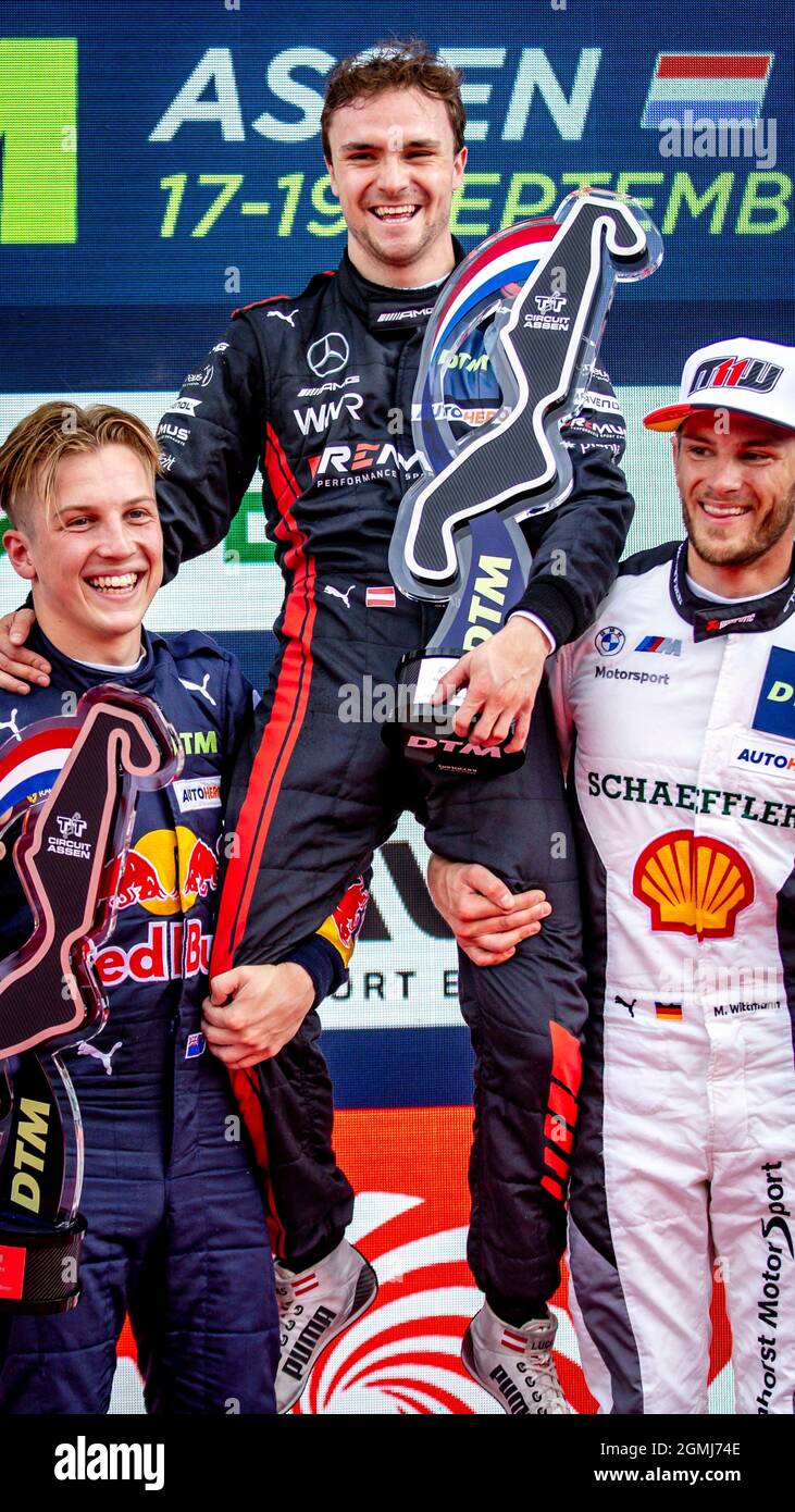 Assen: DTM TT Circuit Assen 2021, (Photo by Hoch Zwei); 30 Liam Lawson (NZL), Ferrari 488 GT3 ...