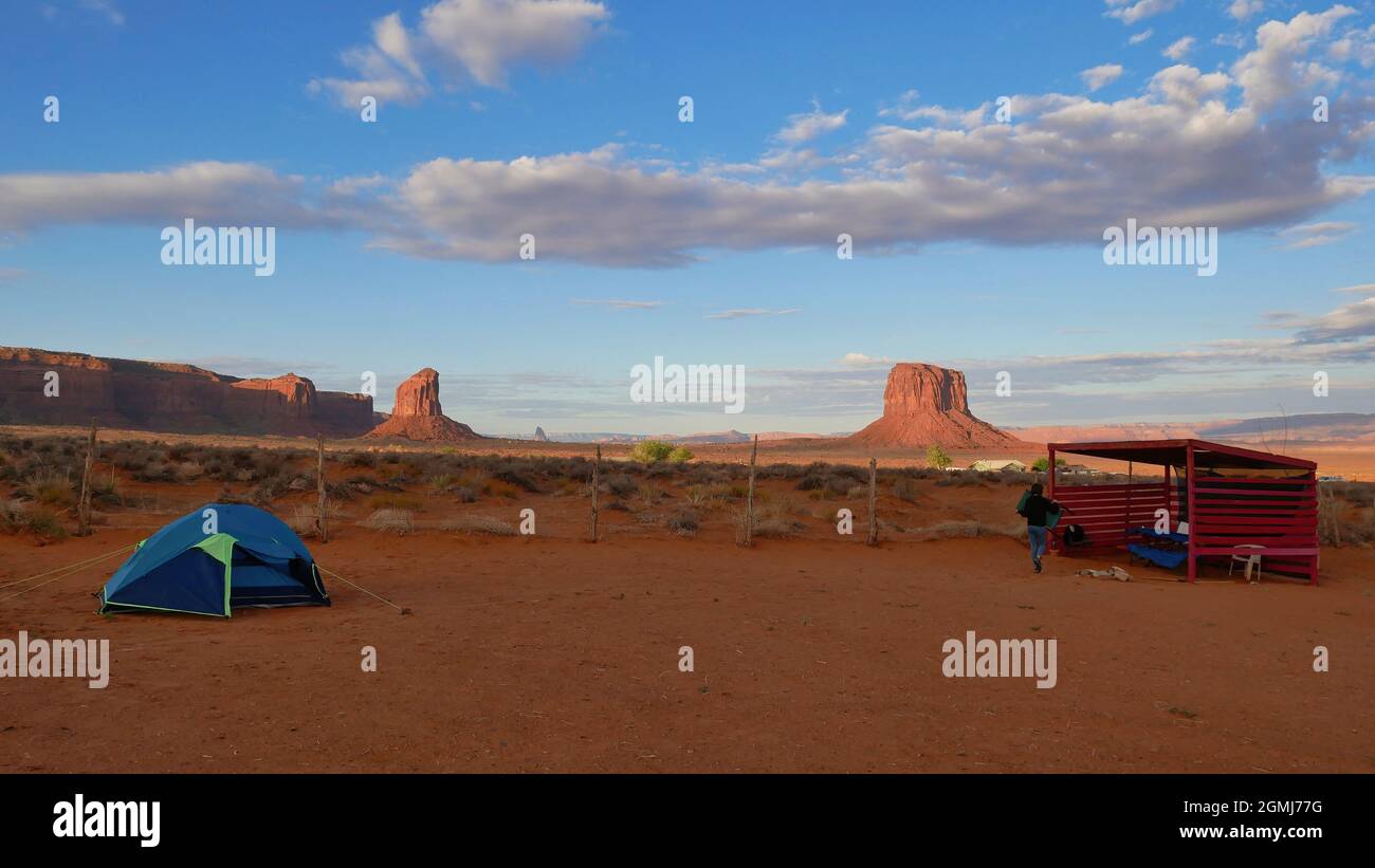 Oljato monument valley camping hi-res stock photography and images - Alamy