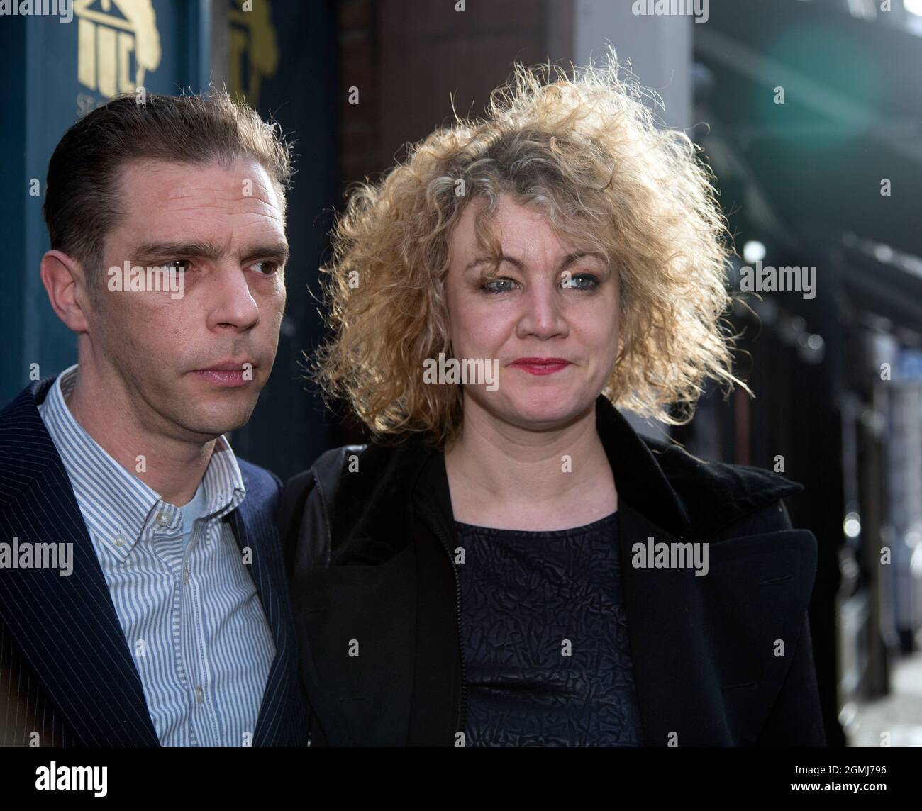 Pic shows: Emily Lloyd Funeral of Roger Lloyd-Pack - "Trigger" from ...