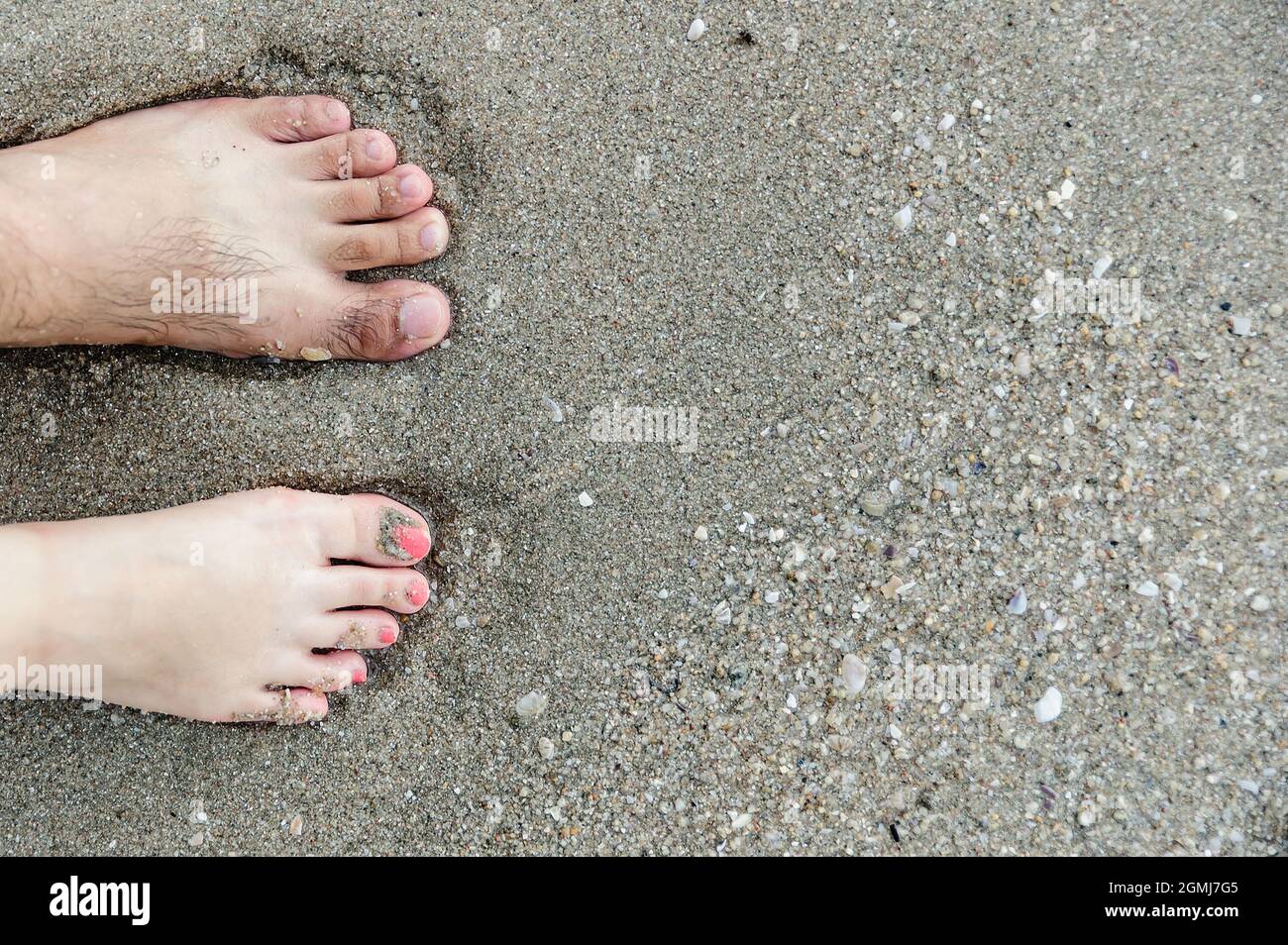 stand together on sand, abstract photograph, background, couple Stock ...