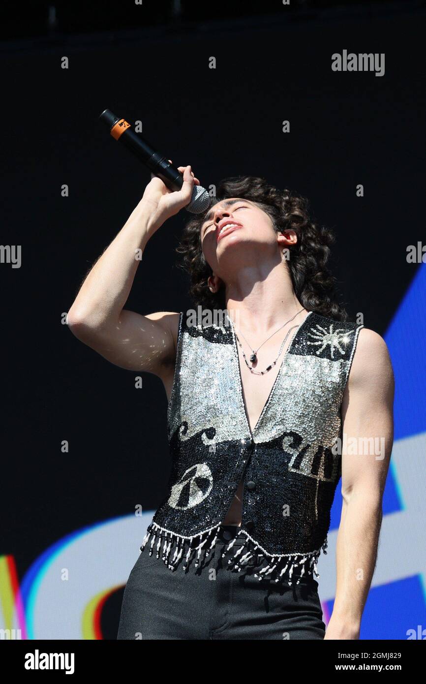 Las Vegas, NV, USA. 18th Sep, 2021. Conan Gray on stage for 2021 ...