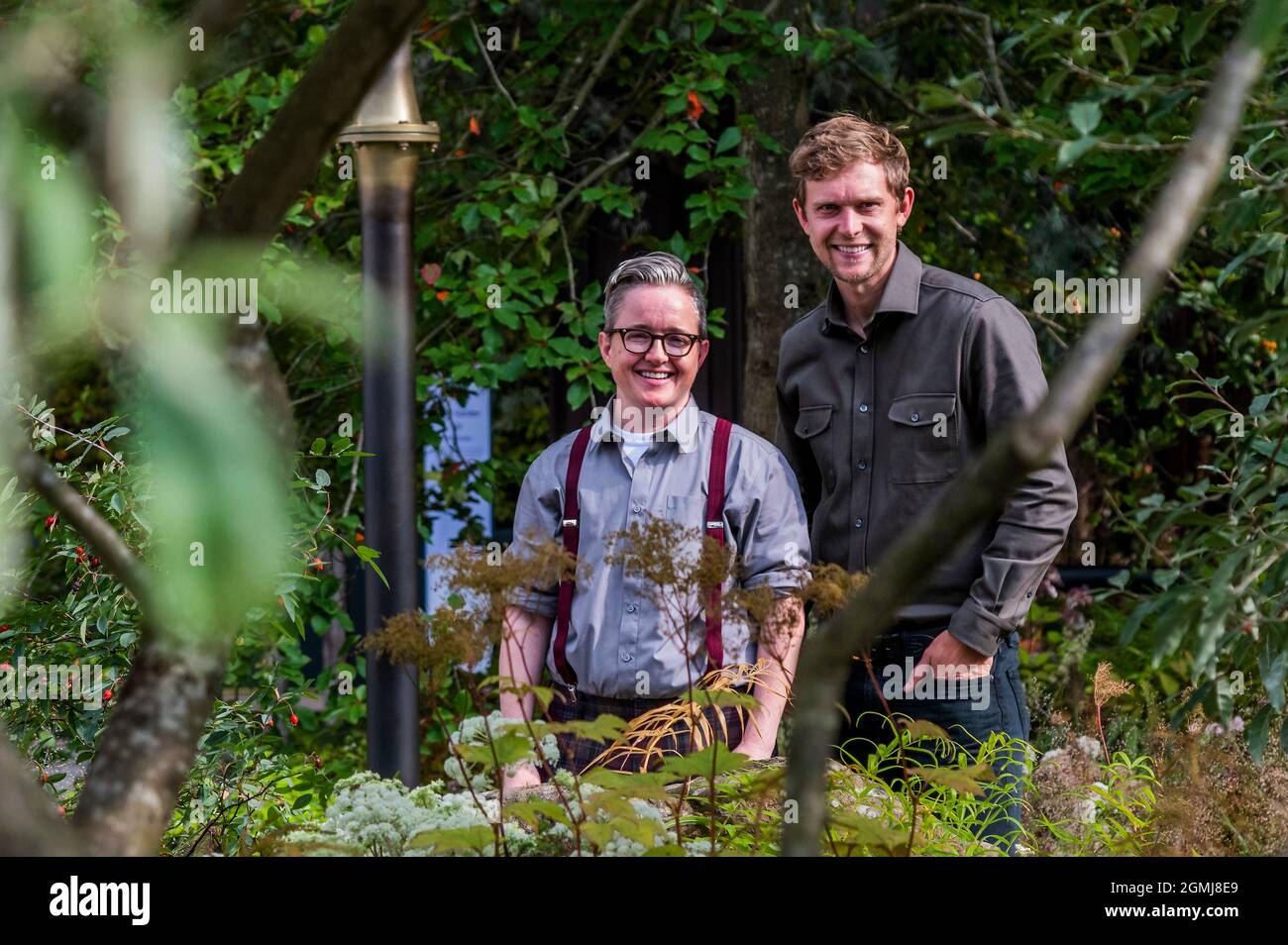 London, UK. 19th Sep, 2021. The M&G Garden Designed by Harris Bugg ...