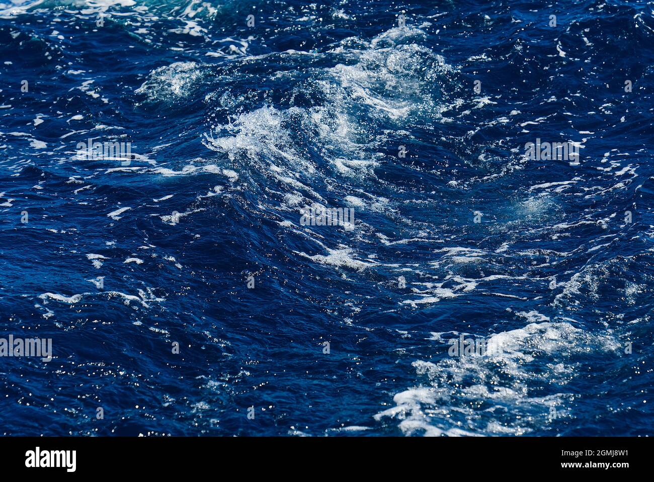 deep turquoise and blue Mediterranean sea with texture background ...