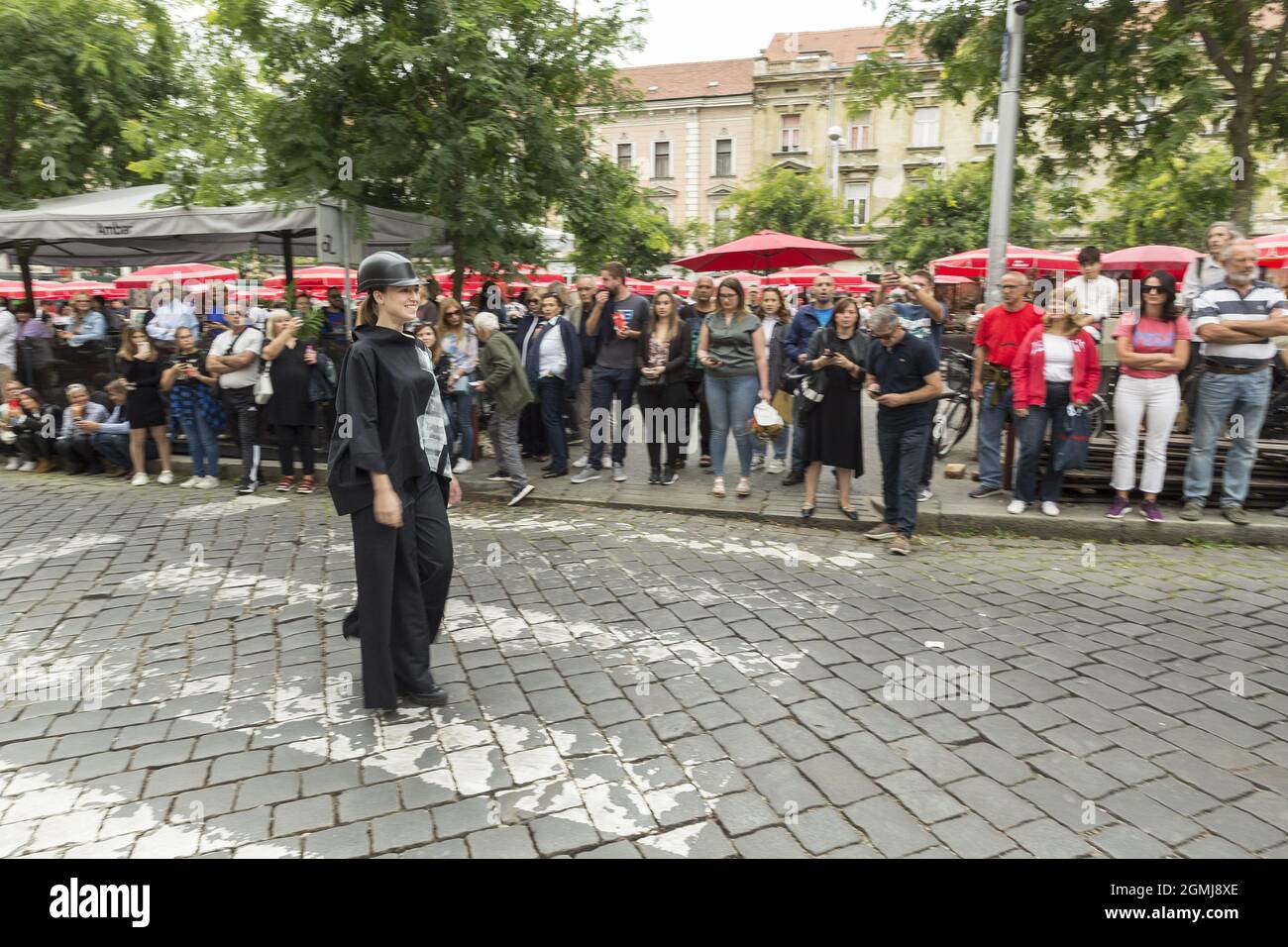 Sunday street festival Stock Photo - Alamy