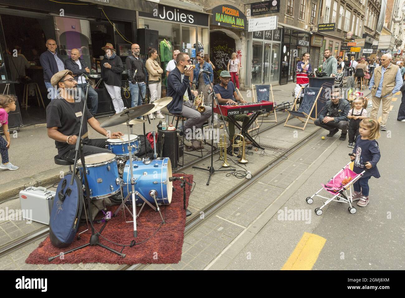 Sunday street festival Stock Photo - Alamy