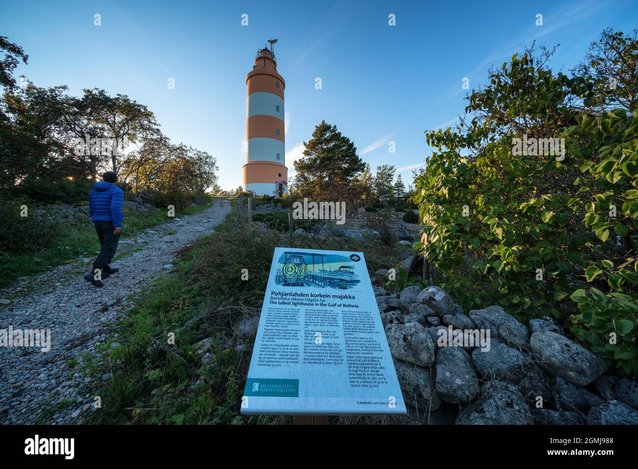 Isokari lighthouse at sunset, Kustavi, Finland Stock Photo - Alamy