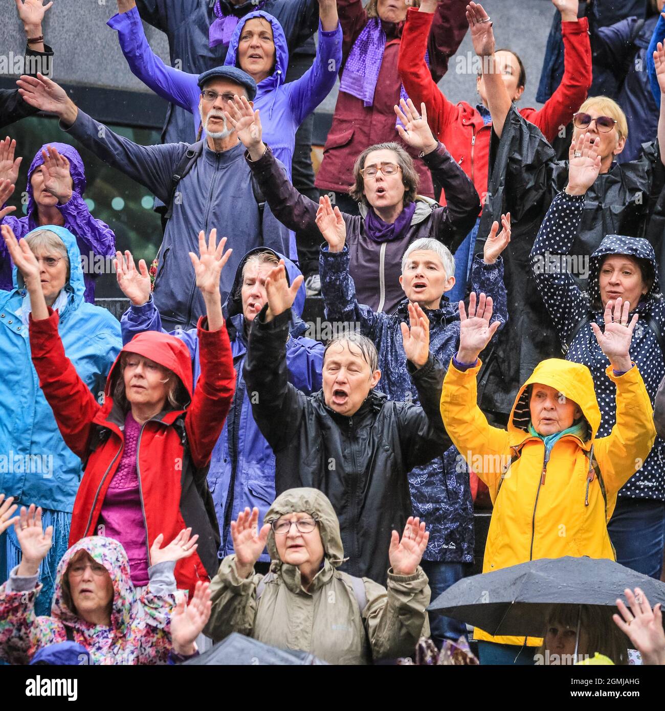 The Scoop, London, UK. 19th Sep, 2021. The singers perform for WaterAid ...