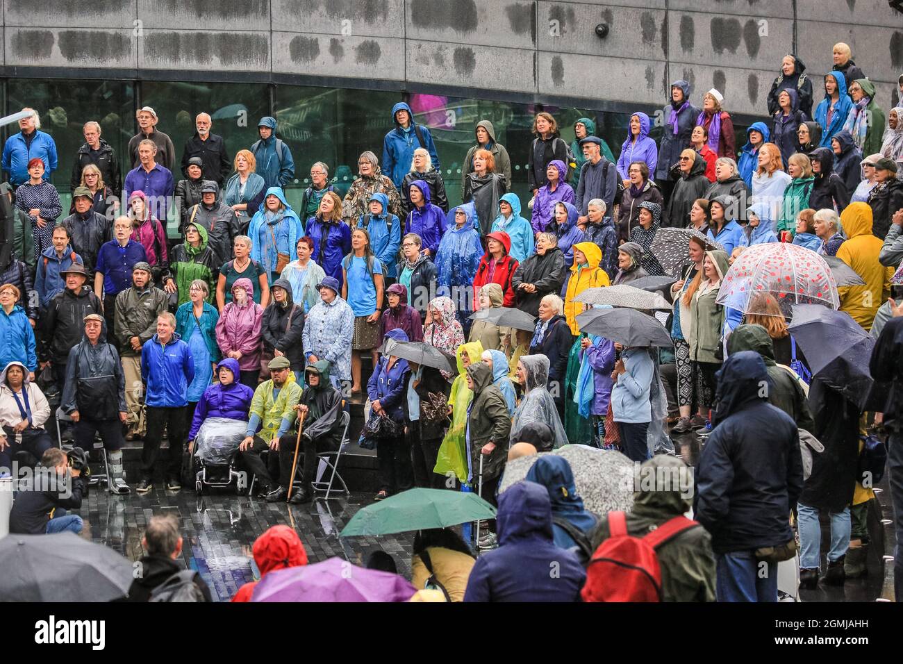 The Scoop, London, UK. 19th Sep, 2021. The singers perform for WaterAid ...