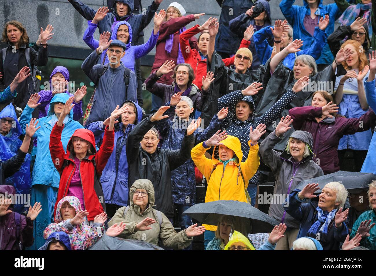 The Scoop, London, UK. 19th Sep, 2021. The singers perform for WaterAid ...