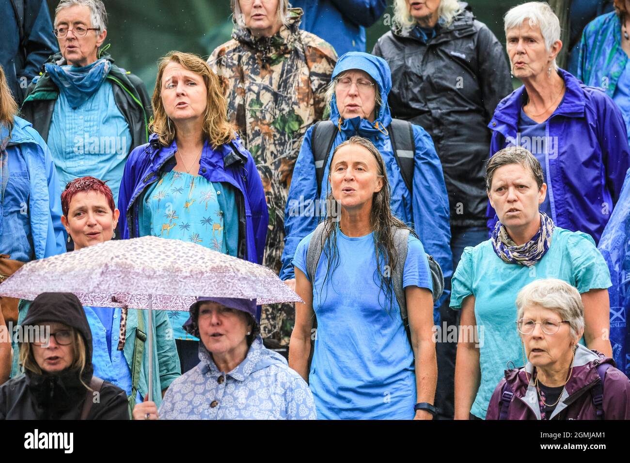 The Scoop, London, UK. 19th Sep, 2021. The singers perform for WaterAid ...