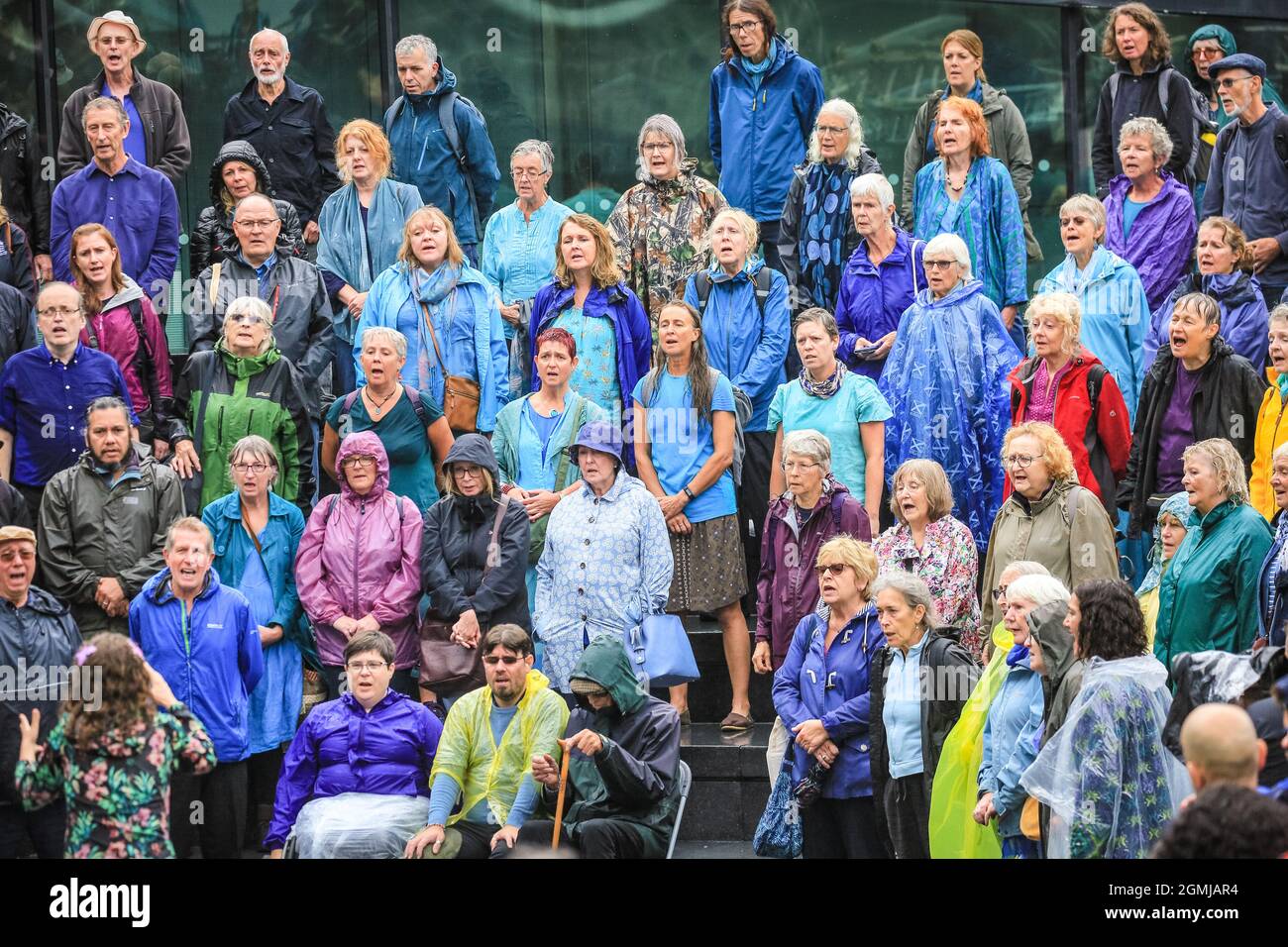 The Scoop, London, UK. 19th Sep, 2021. The singers perform for WaterAid ...