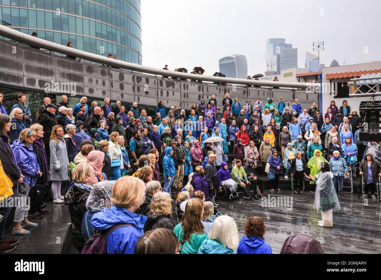 The Scoop, London, UK. 19th Sep, 2021. The singers perform for WaterAid ...