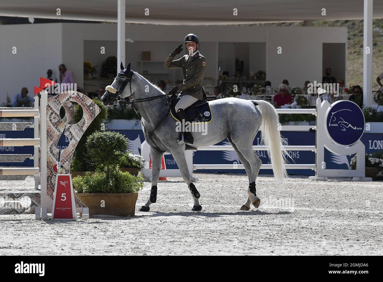 Alberto Zorzi (ITA) during the Longines Global Champions Tour ...