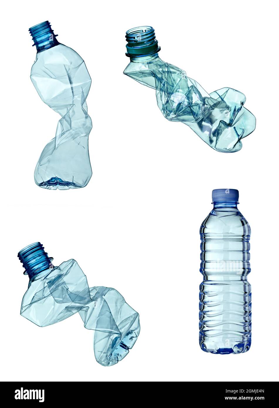 plastic bottle water container recycling waste Stock Photo - Alamy