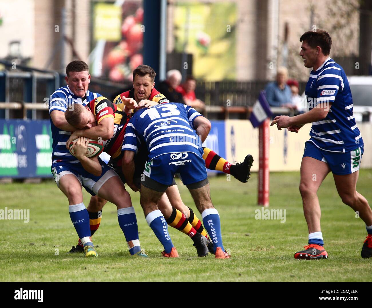 Bridgend Ravens RFC v Carmarthen Quins RFC Stock Photo - Alamy