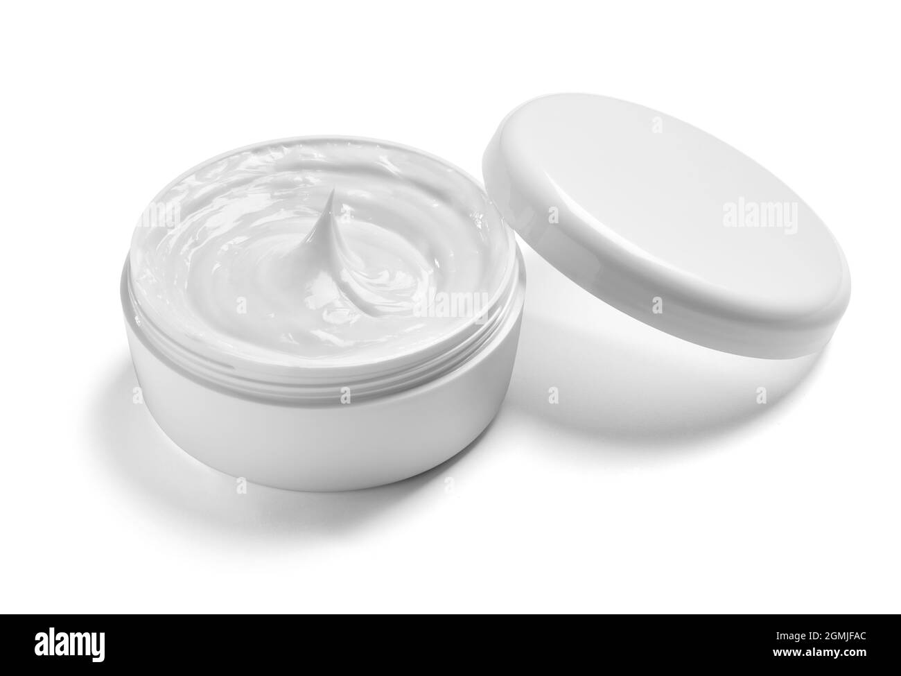 white cream container jar beauty moisturizer skin Stock Photo - Alamy