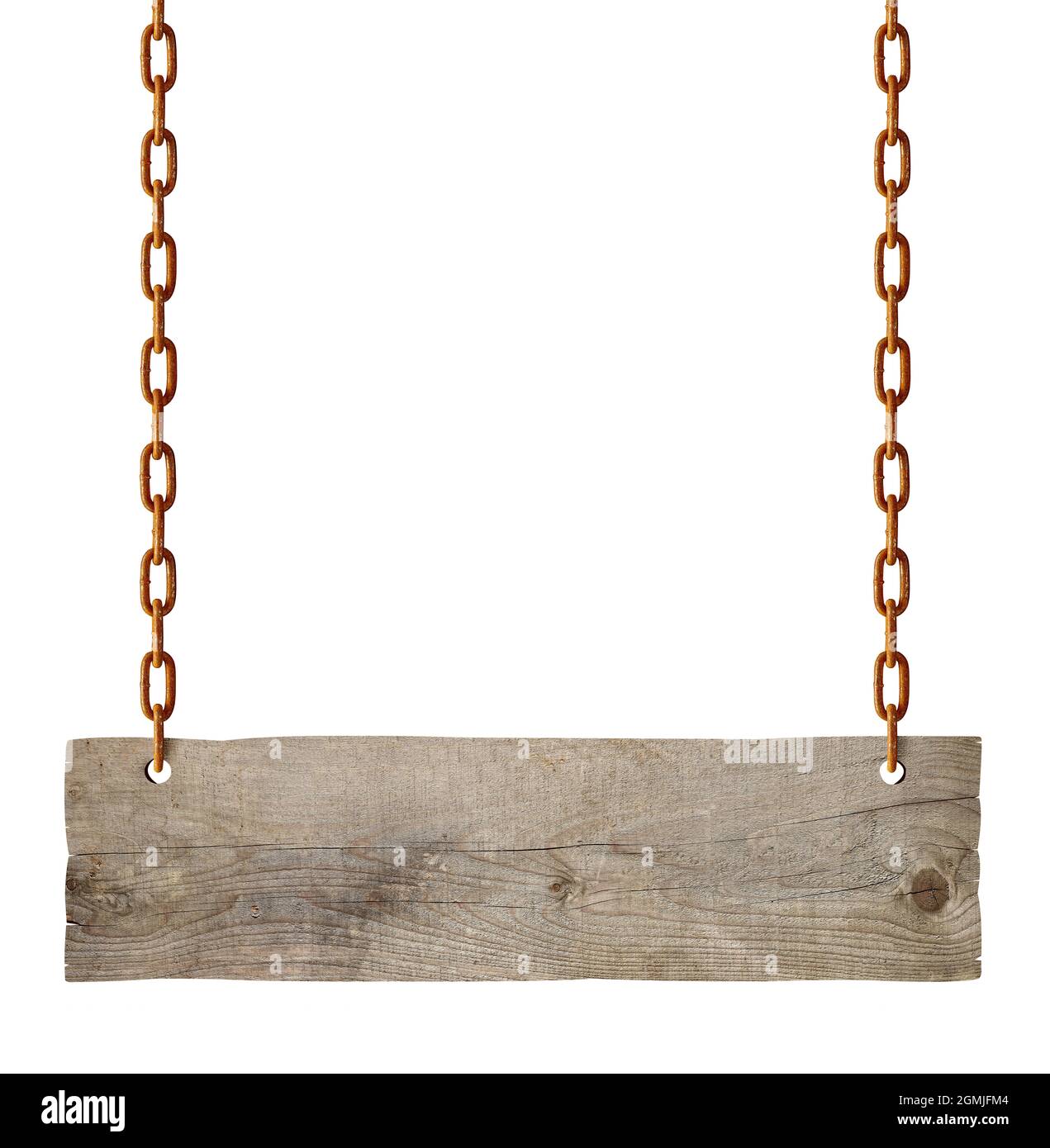 wooden sign chain ropesignboard signpost Stock Photo - Alamy