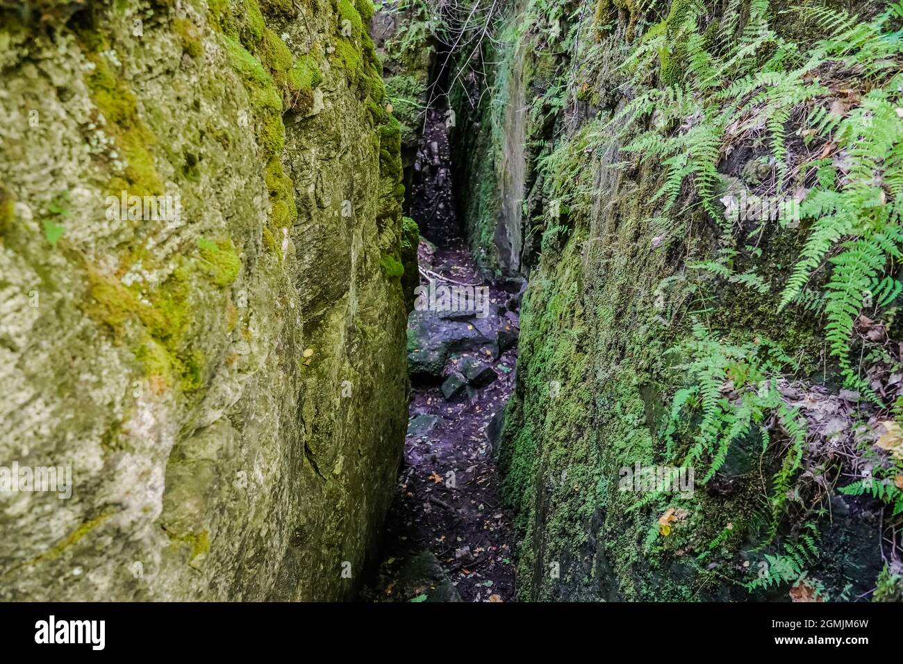 Singhampton cave and hiking trail in Ontario Canada is famous for ...