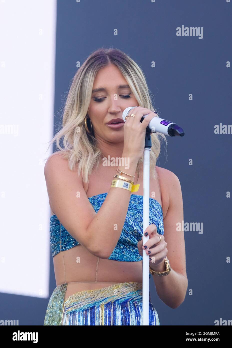 Newport, UK. 19th Sep, 2021. English television personality and singer ...