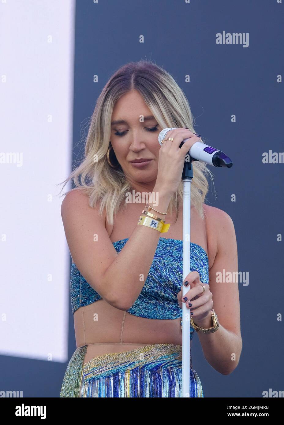 Newport, UK. 19th Sep, 2021. English television personality and singer ...
